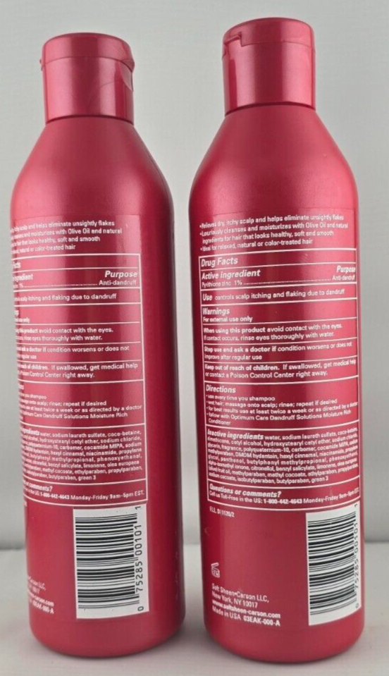 Softsheen Carson Optimum Care Dandruff Solutions Shampoo / 13.5 oz ( 2 ...