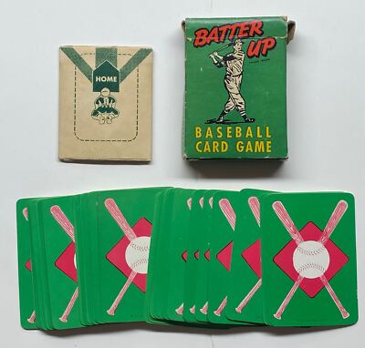 1949 Batter Up Baseball Diamond Playing Card Game 36 Cards Ed-U-Cards ...