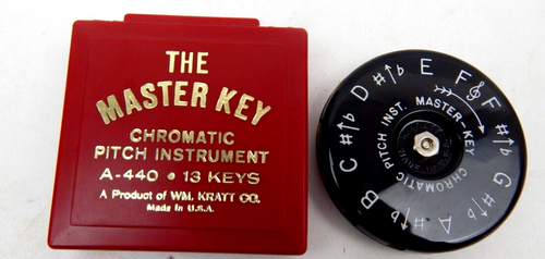 5R The Master Key Chromatic Pitch Instrument A-440 13 Keys w/ Case | eBay