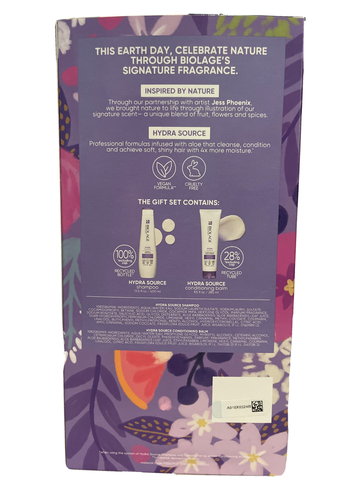 Matrix Biolage Hydrasource Shampoo & Conditioner Balm Set for Dry Hair ...