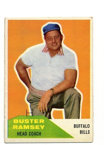1960 FLEER BUFFALO BILLS BUSTER RAMSEY #92 EX EX-MT | eBay