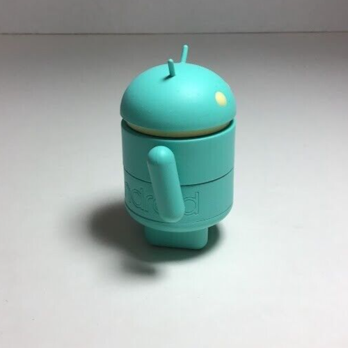 Android 3" Mini Robot Revolution Teal Retro V1950 by Google Rare! | eBay