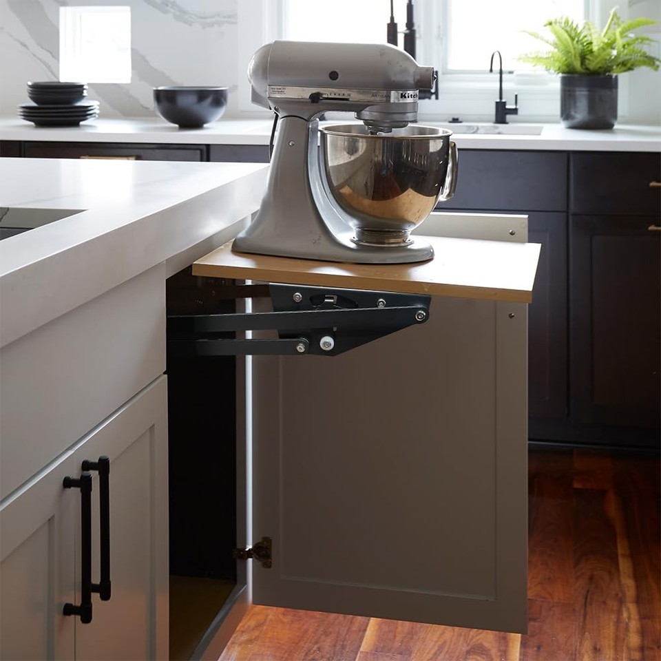 Mixer Lift for Cabinet，Appliance Lift for cabinet-Soft Close Heavy Duty ...