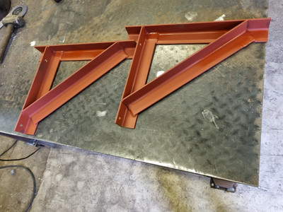 Gallows Brackets Steel 50 x 50mm - 2 Brackets | eBay UK