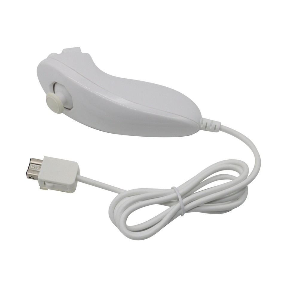 2Pack Wii Nunchuck Black White For Nintendo nunchucks for Nintendo Wii ...
