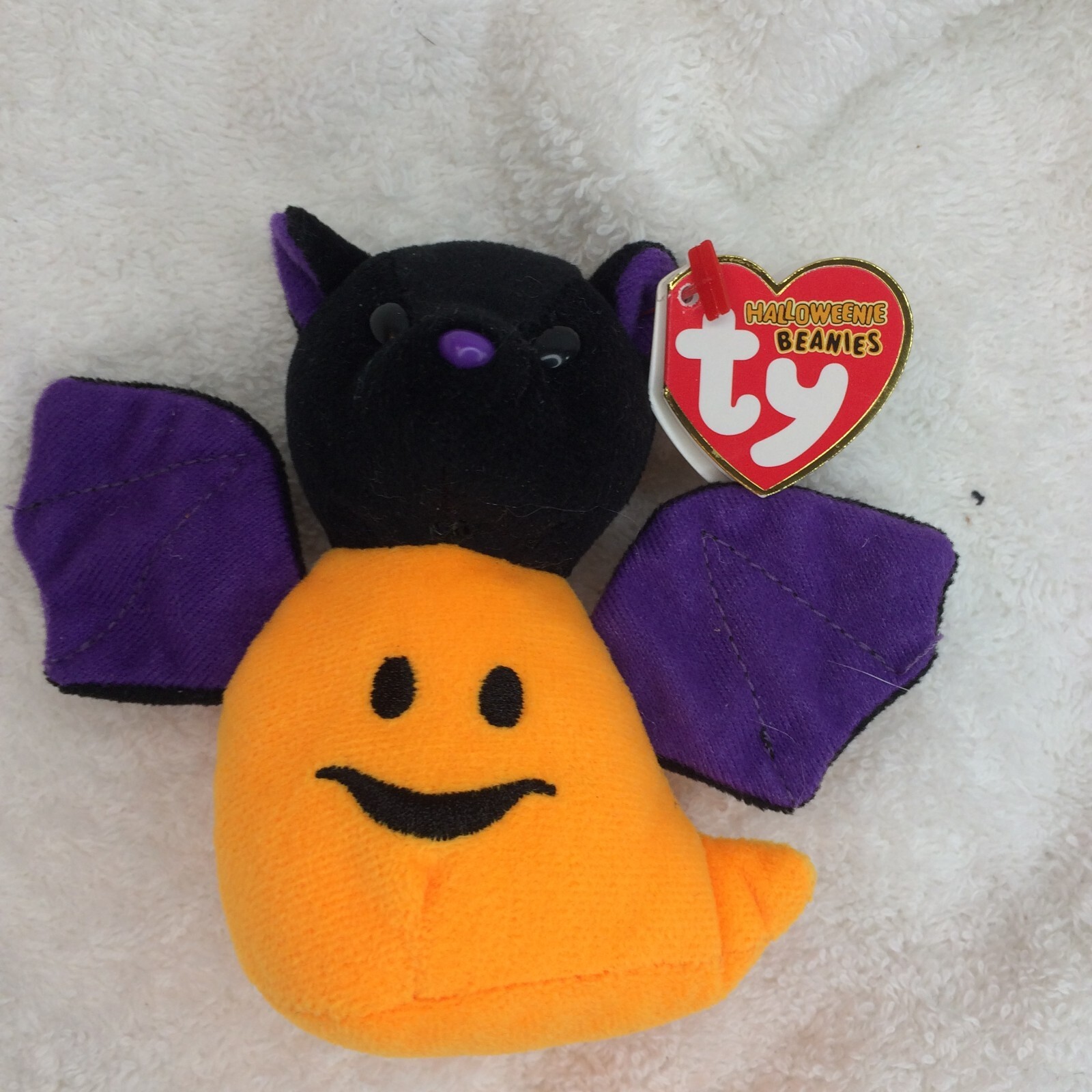 Ty Halloweenie Beanie Baby BONESES Skeleton Bear Very RARE 2008 ...