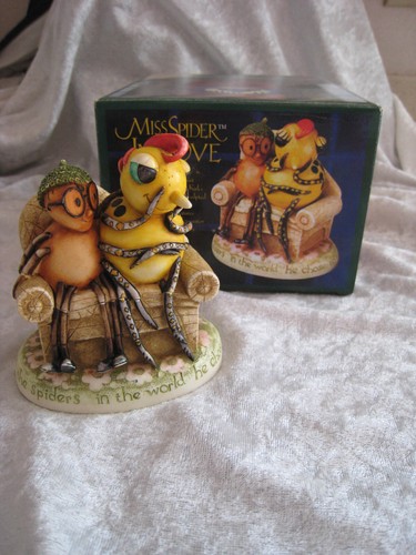 Harmony Kingdom Special Edition "Miss Spider in Love " MIB 2000 | eBay