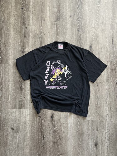 VTG 90s T Shirt Ozzy Elmer Fudd XL Mark McCollum Looney Tunes Made In ...