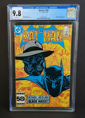 Batman #386 (DC 1985) CGC 9.8 WP 1st app Black Mask | eBay