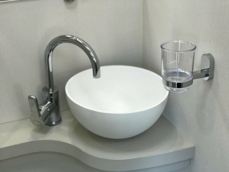 Caraflo Colonna Chrome Mixer Tap Swan Neck Elddis Compass Caravan ...