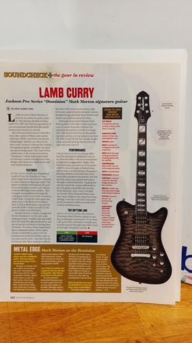 JACKSON DOMINION PRO SERIES GUITAR SPECS AND REVIEW 11 X 8.5 P4 | eBay