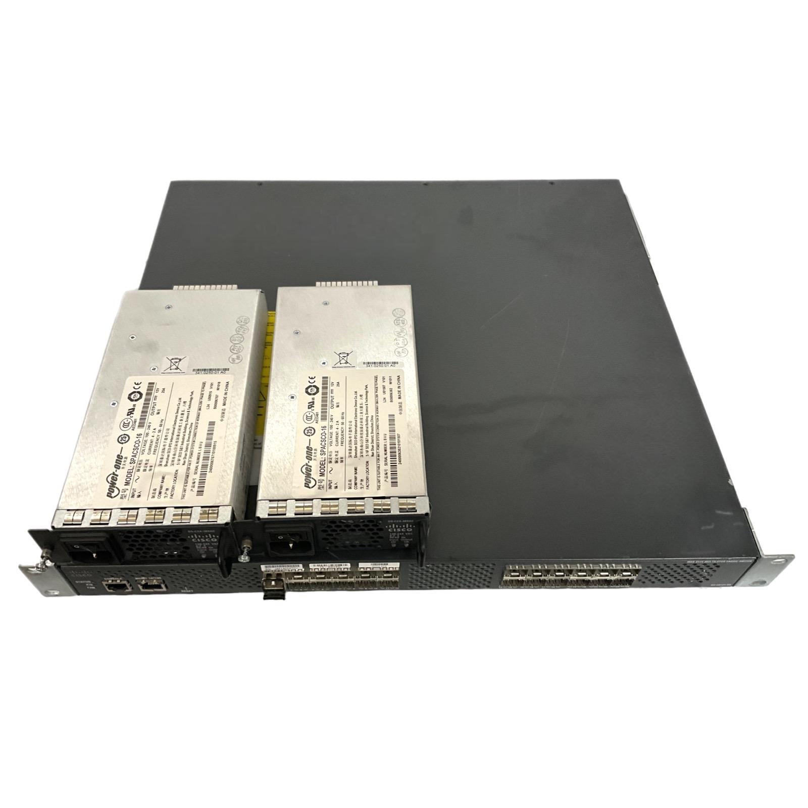 Cisco MDS 9124 Multilayer Fabric 24 Port 4Gb Fiber Channel Switch 2x ...