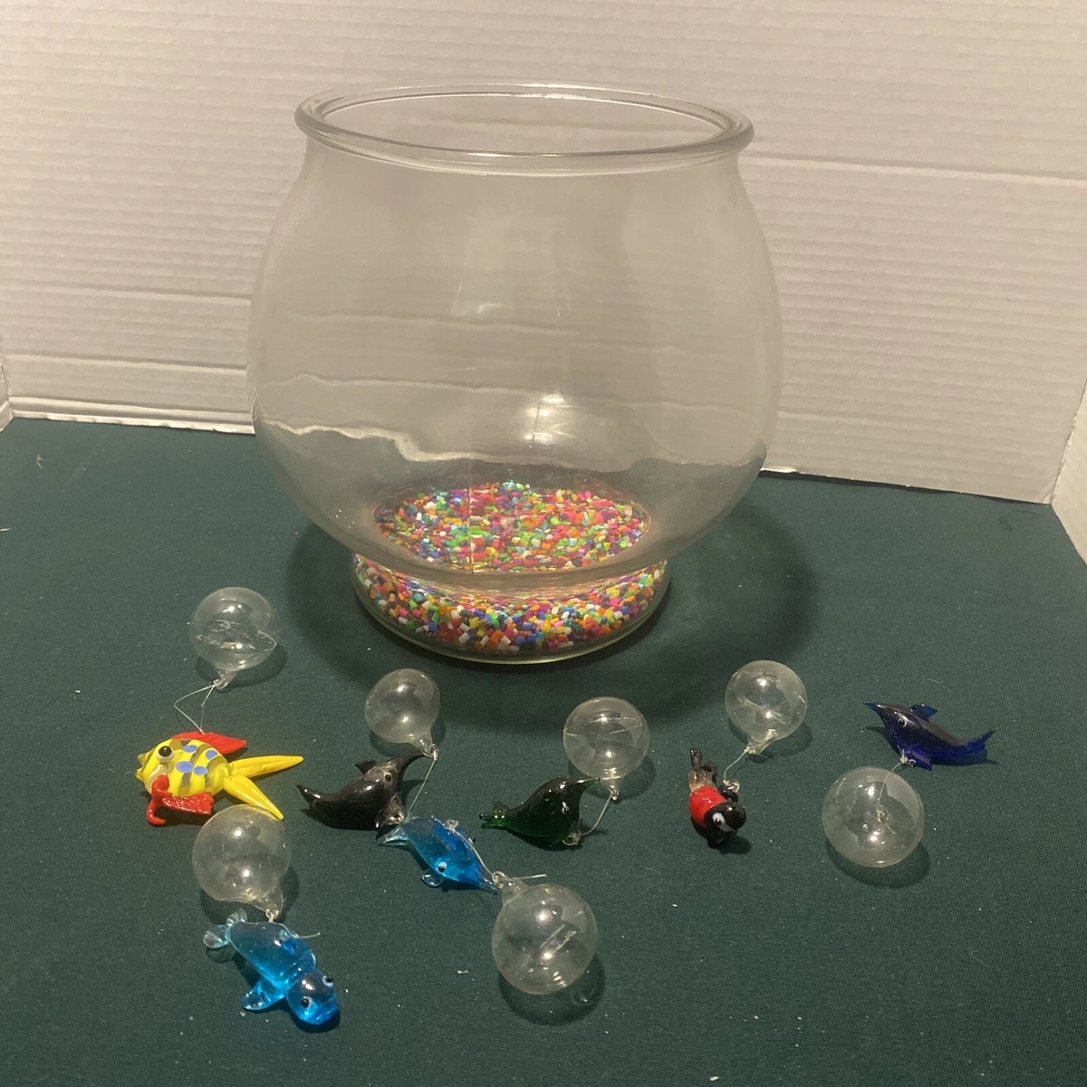 Hand Blown Glass Fish Bowl