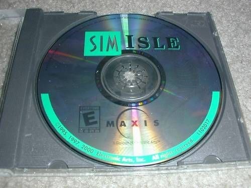 SimIsle PC/Mac CD-ROM Maxis EA Electronic Arts 1995 game for Windows 95 ...
