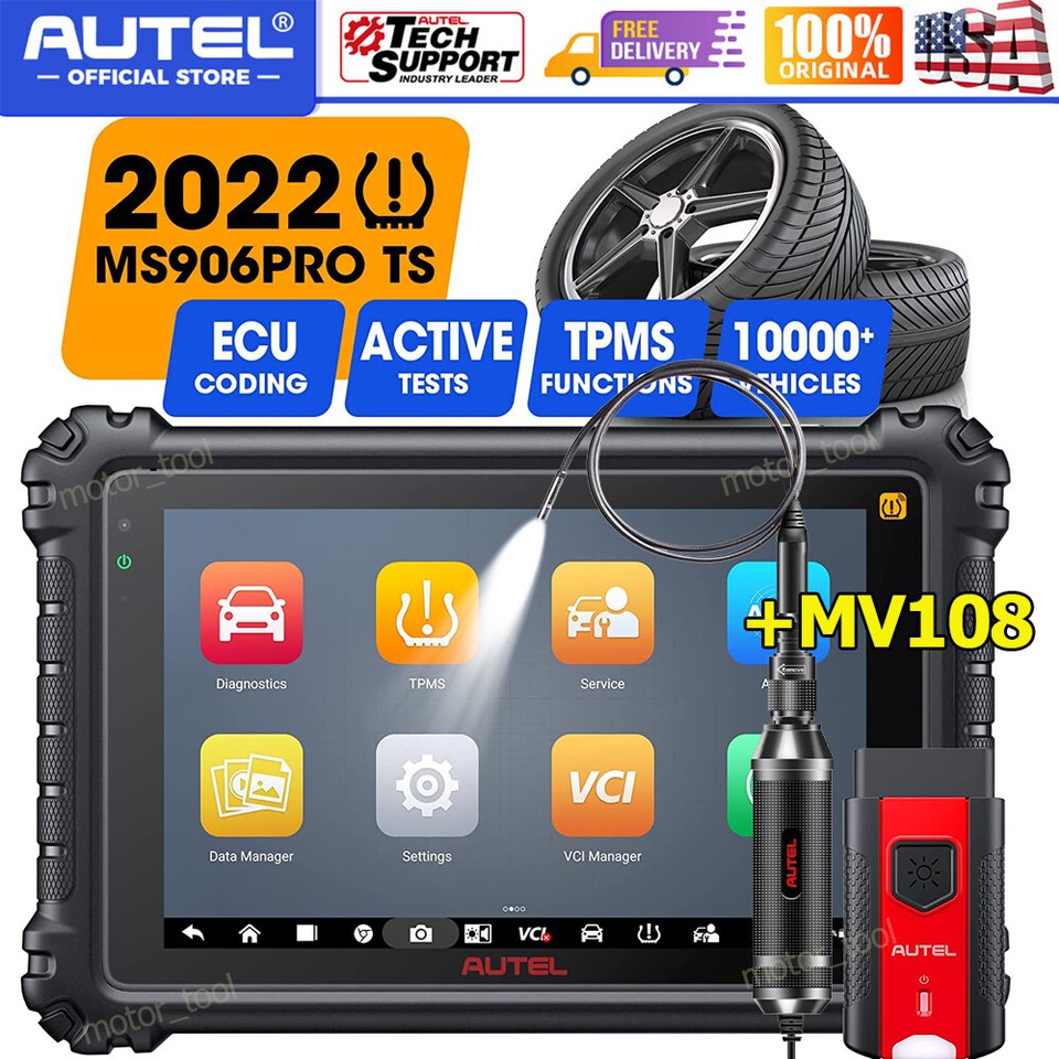 Autel MaxiSYS MS906 Pro MS906 PRO TS TPMS Full System Diagnostic ...