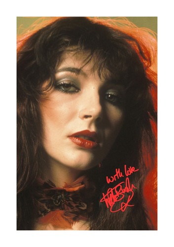 Kate Bush 3 A4 reproduction autograph photograph poster with choice of ...