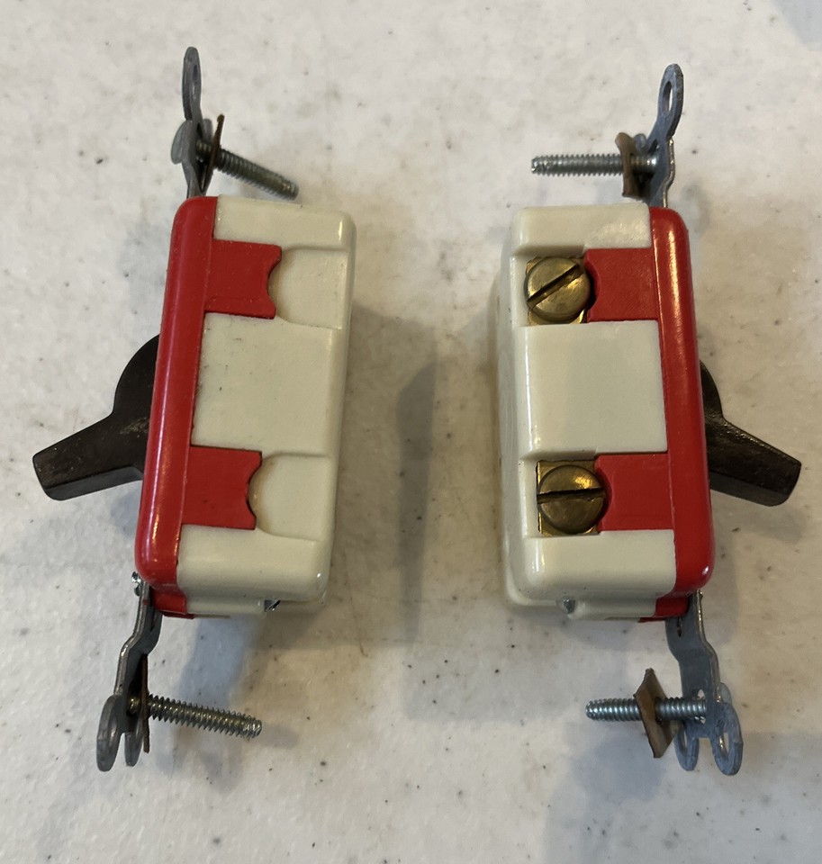 [2 Pack]CHALLENGER 3421 Single Pole Quiet Toggle Switch 20A Spec Grade ...