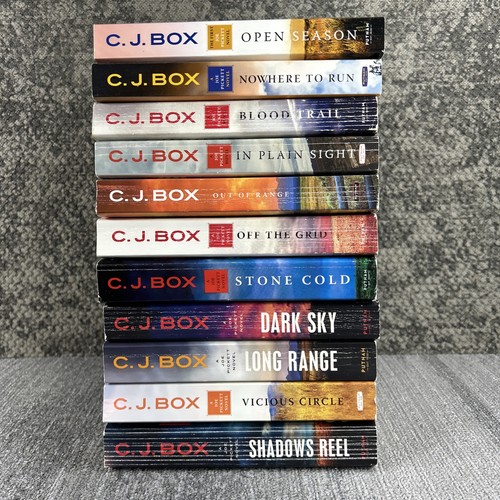 Joe Pickett Series By CJ Box 11 Paperback Book Lot Cold Vicious Grid ...