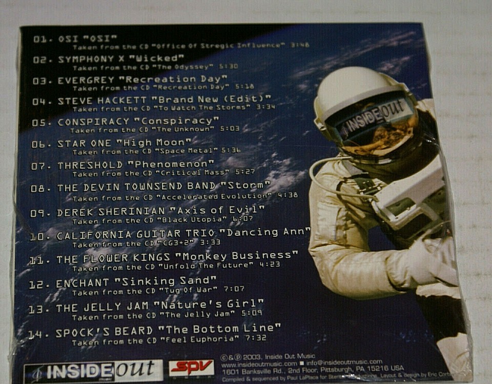 When Worlds Collide: Inside Out Music Sampler Vol. 2 CD Brand New Prog ...