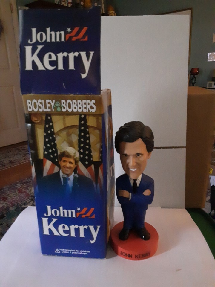 Vintage 2004 JOHN KERRY Bosley Bobbers Bobble Head/Nodder Unused in ...