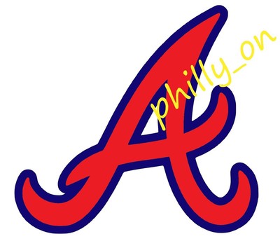 MLB Atlanta Braves Team Logo Wood Sign 14" Wall Decor Handmade Laser ...
