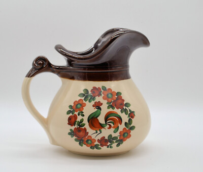 McCoy Pottery Ceramic Water Pitcher # 7515 USA 7-½” Tall Vintage E-3 | eBay