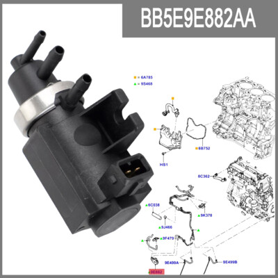 Turbo Boost Pressure Valve Fits for Ford Land Rover CB5E9E822AA ...
