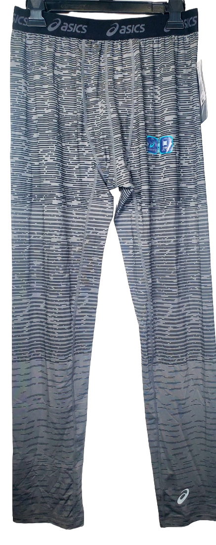 Asics Mens Shori Printed base layer Compression Tight Black/Grey XL | eBay