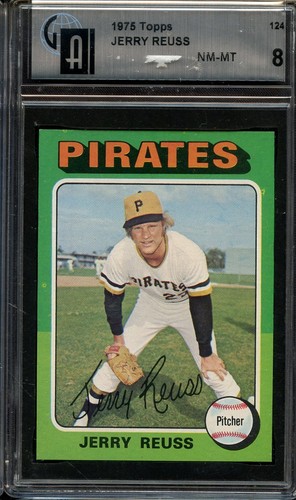 1975 TOPPS 124 JERRY REUSS GAI NM-MT 8 | eBay