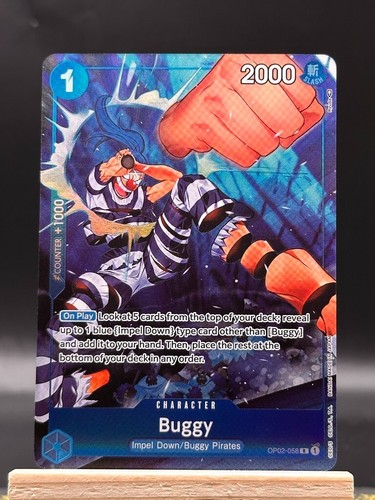 One Piece TCG - Buggy - OP02-058 R - Parallel Art - English | eBay
