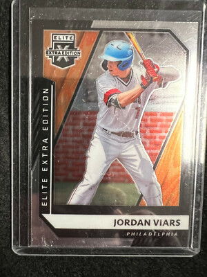 2021 Elite Extra Edition Rookie Jordan Viars #84 Philadelphia Phillies ...