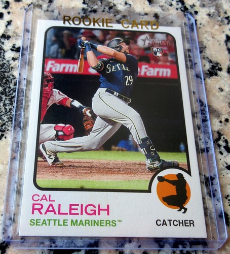 CAL RALEIGH 2022 Topps Rookie Card RC Logo Mariners HR Derby Champion ...