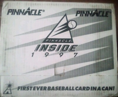 1997 Pinnacle Inside Baseball Cards in a Can. Full set of 24 Empty Cans ...