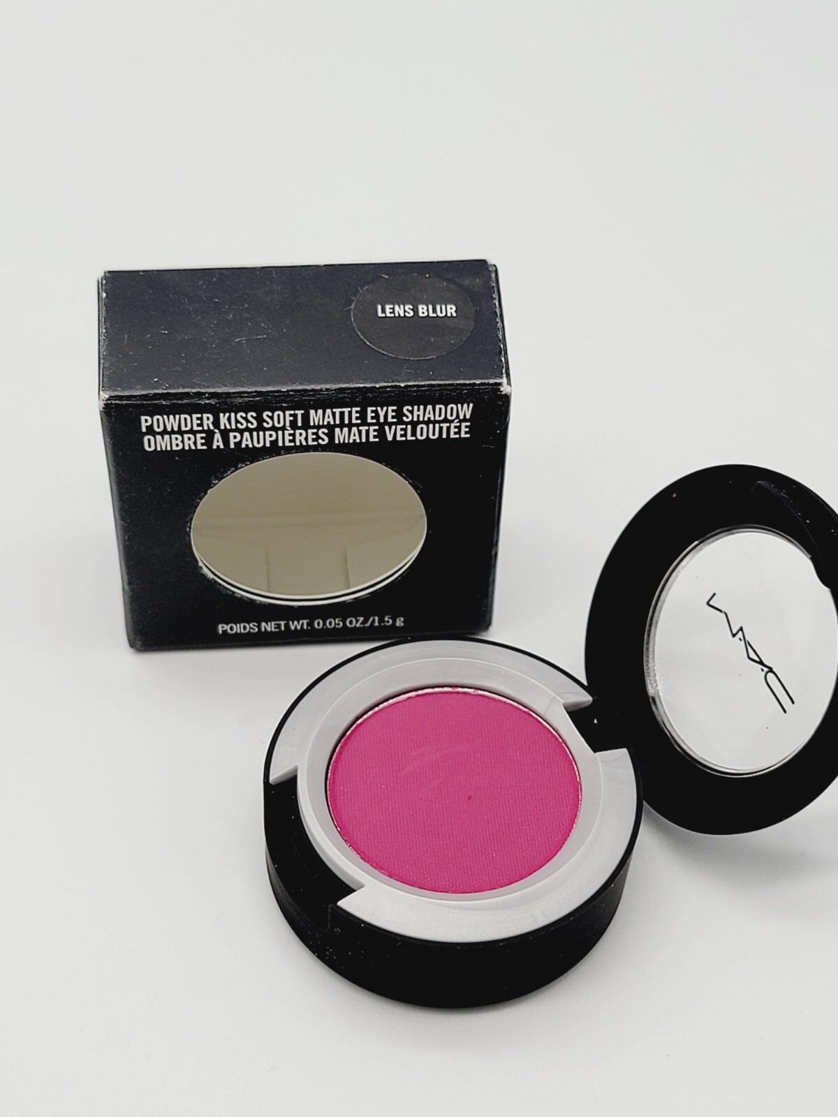 MAC Powder Kiss Soft Matte Eye Shadow Lens Blur, 1.5 Gr Full Size, New ...