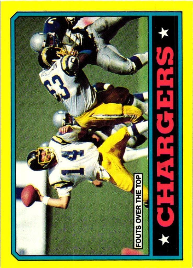 SAN DIEGO CHARGERS 1986 Topps Football #230 $1 Items MUST Buy 2 to ...