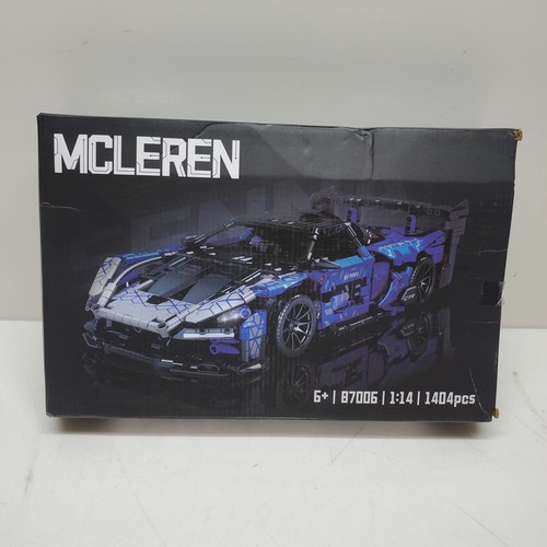 Mcleren #87006 1:14 Scale 1404 Pc Car Building Set Open Box Sealed Bag ...