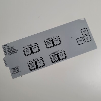 Daktronics Sport Insert for Allsport 5000 Control Console - TRACK | eBay