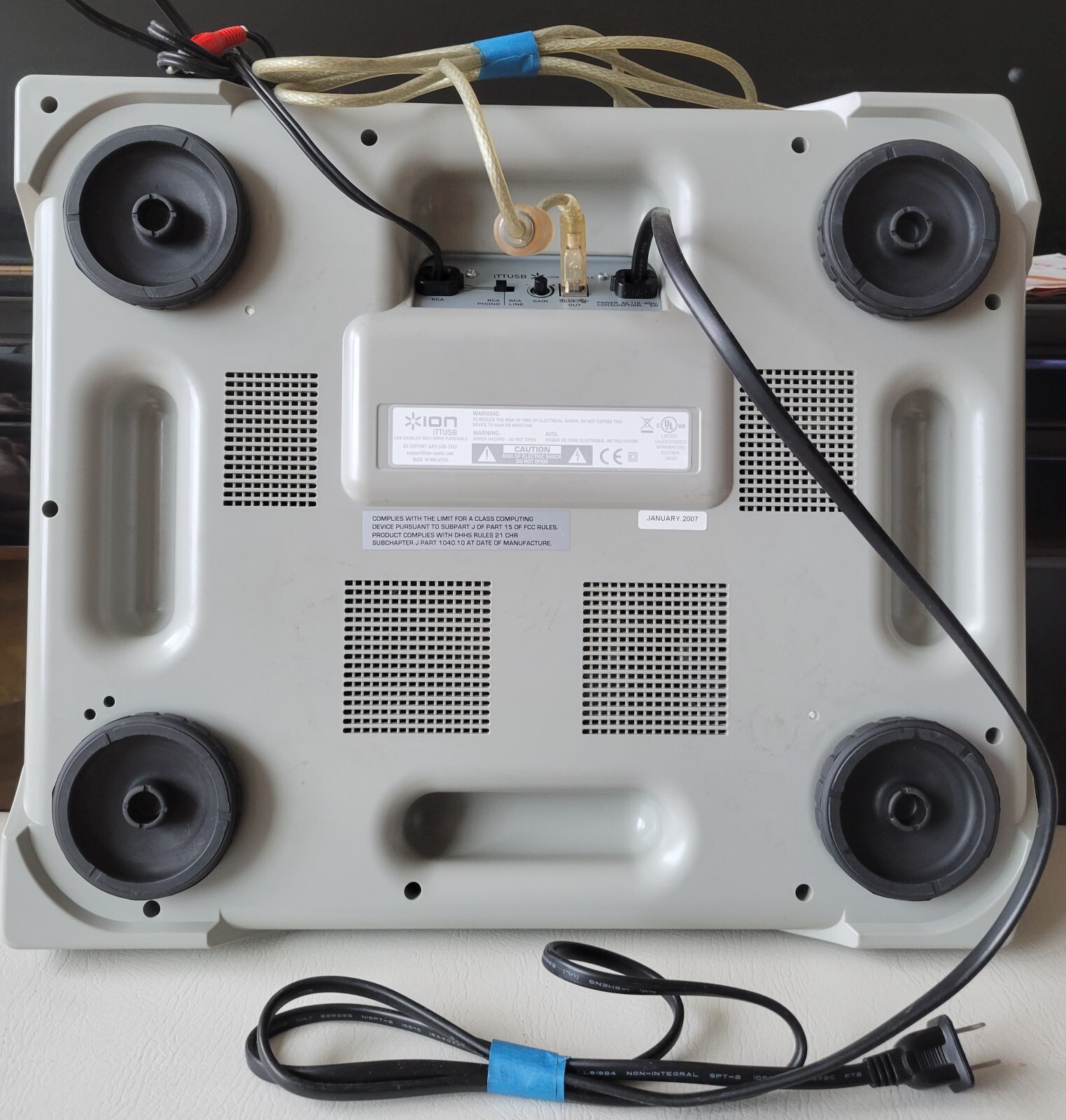 ION USB iTTUSB Turntable (Software Disc & Manuals Included) | eBay