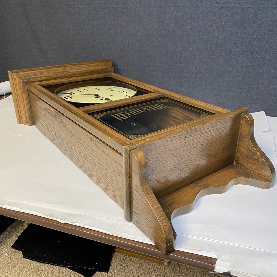 Vintage Hamilton Large Regulator Wall Clock West Minister - FOR PARTS ...