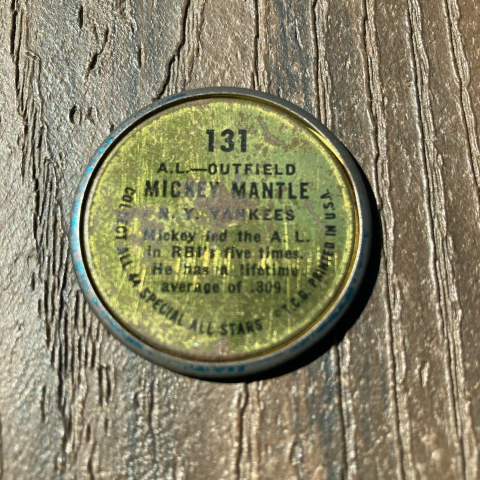 Mickey Mantle 1964 Topps Coins #131 New York Yankees G/VG | eBay