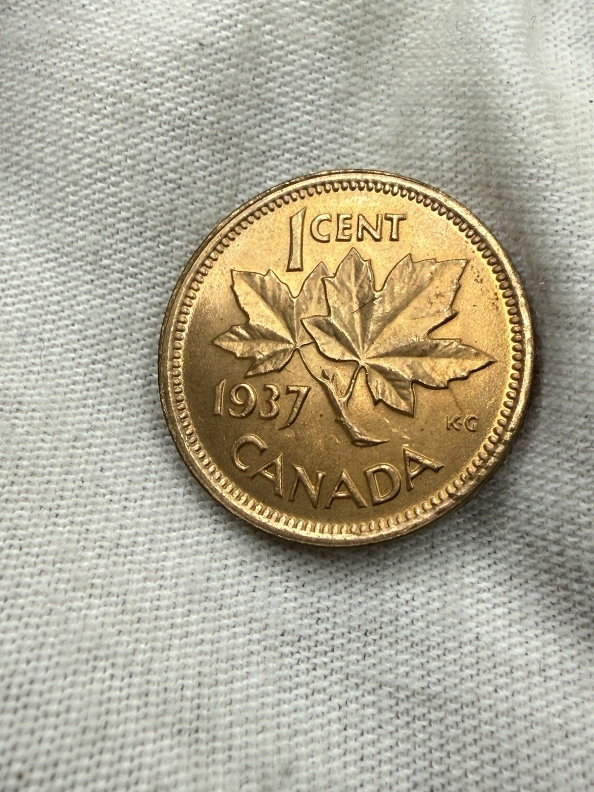 1937 Canada 1 Cent Red Uncirculated L241 | eBay