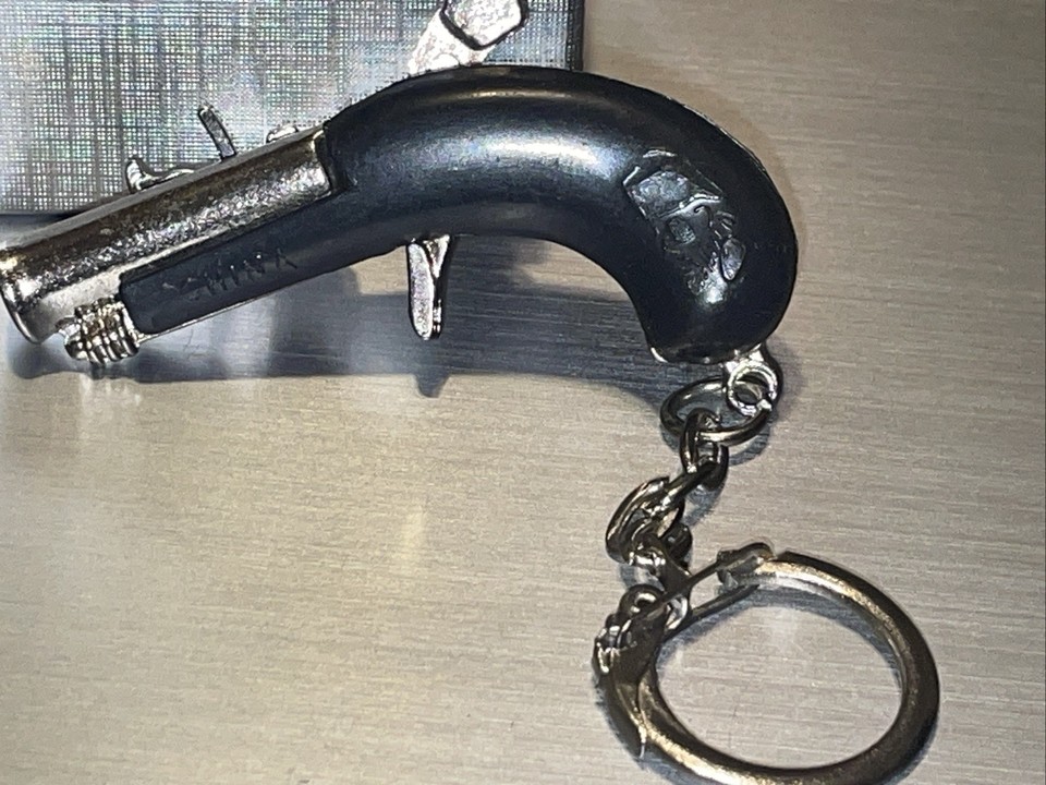 Vintage Metal Pirate Pistol Gun Key Chain Derringer Novelty Collectible ...