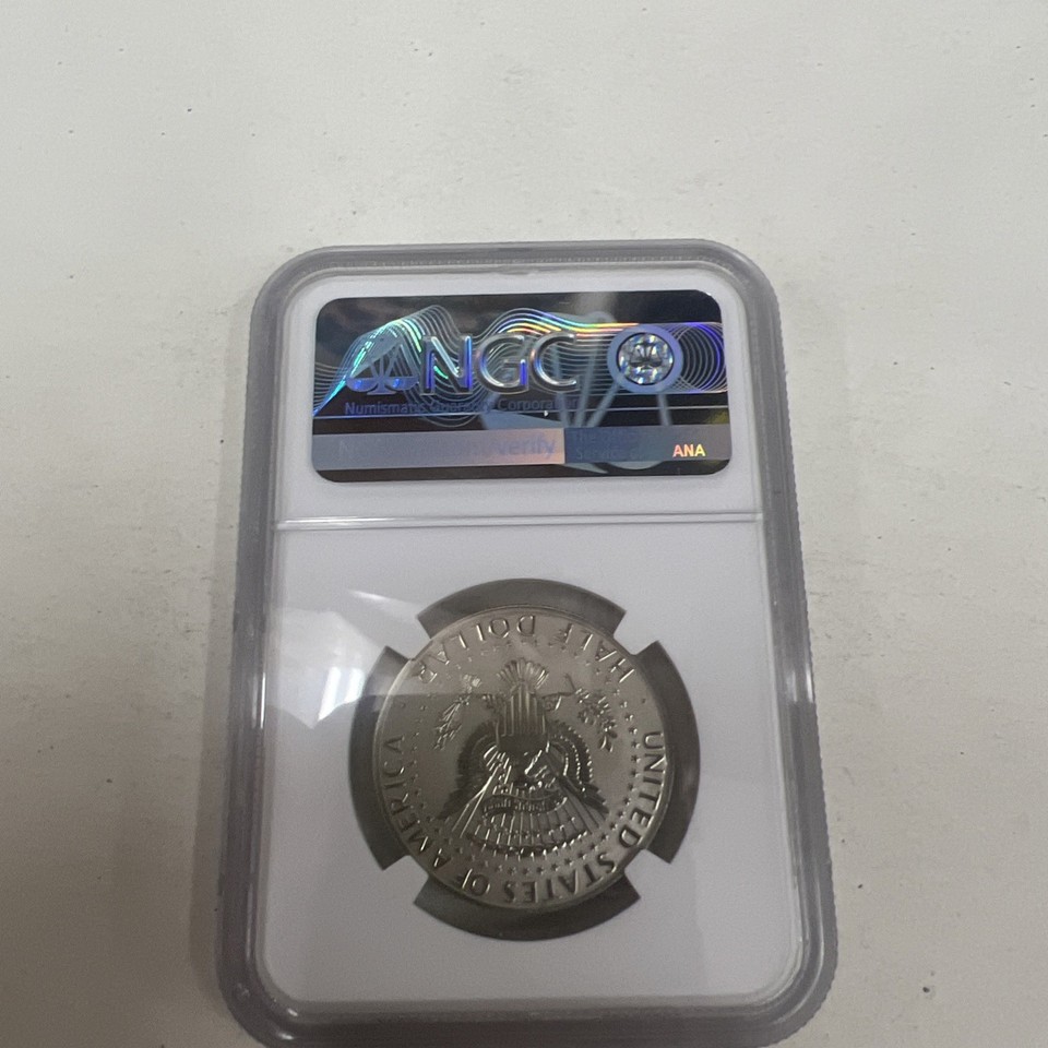 2019 S Silver Kennedy Half NGC PF70 Enhanced Reverse Proof PSS APOLLO ...