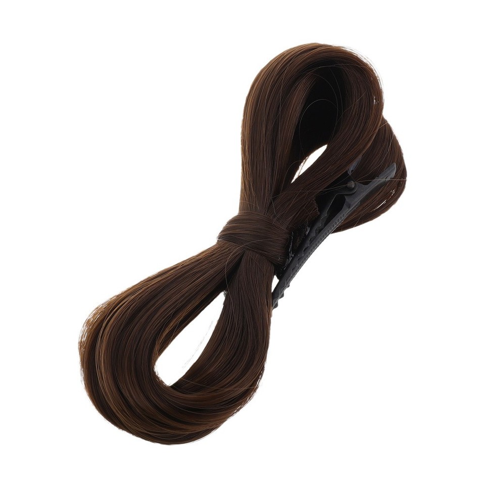 Traditional Chinese Hanfu Hair Bun Wig Butterfly Bow Updo Hairpiece For ...