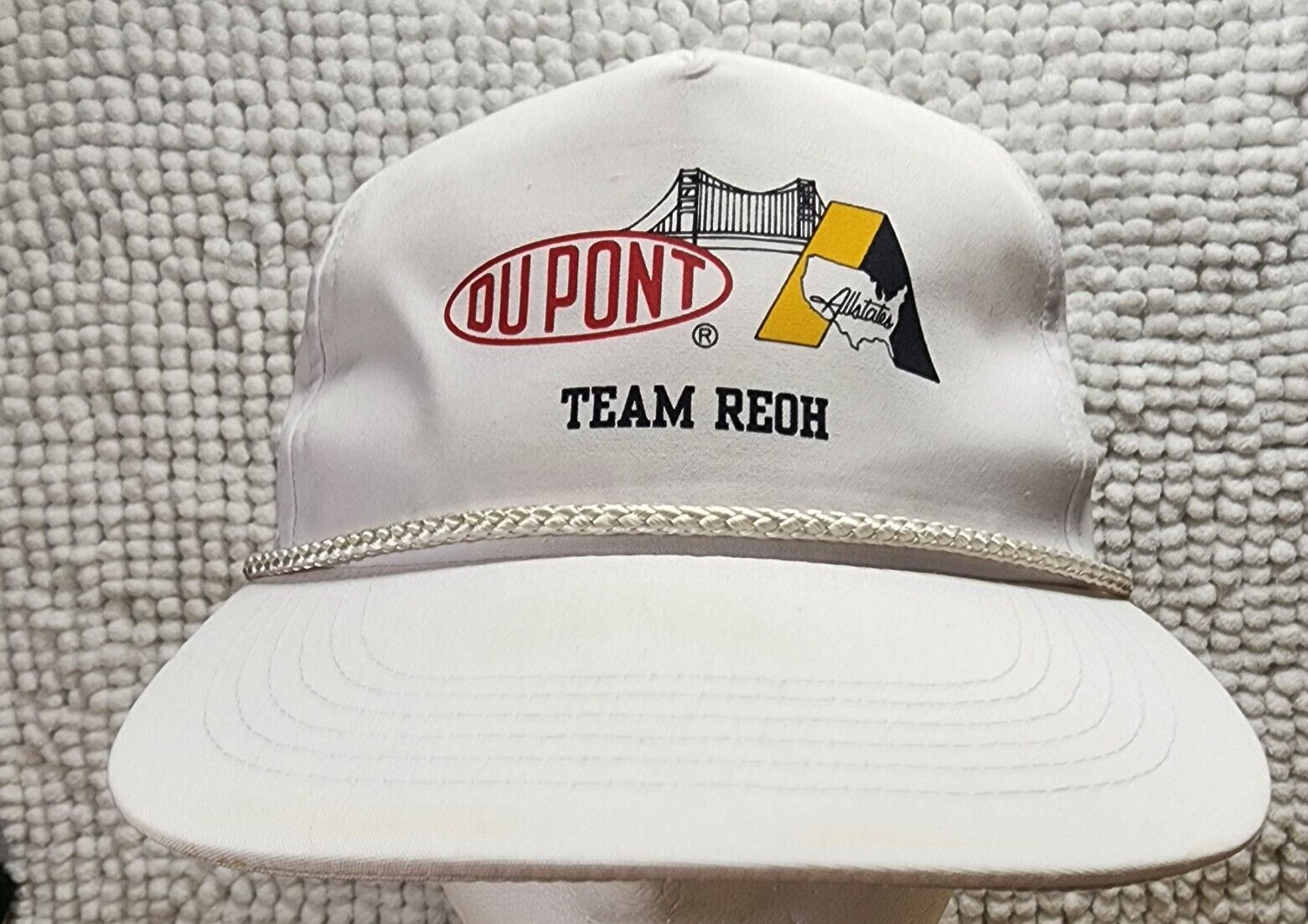 Rare Vintage Dupont Team REOH Adjustable Snapback Bas… - Gem