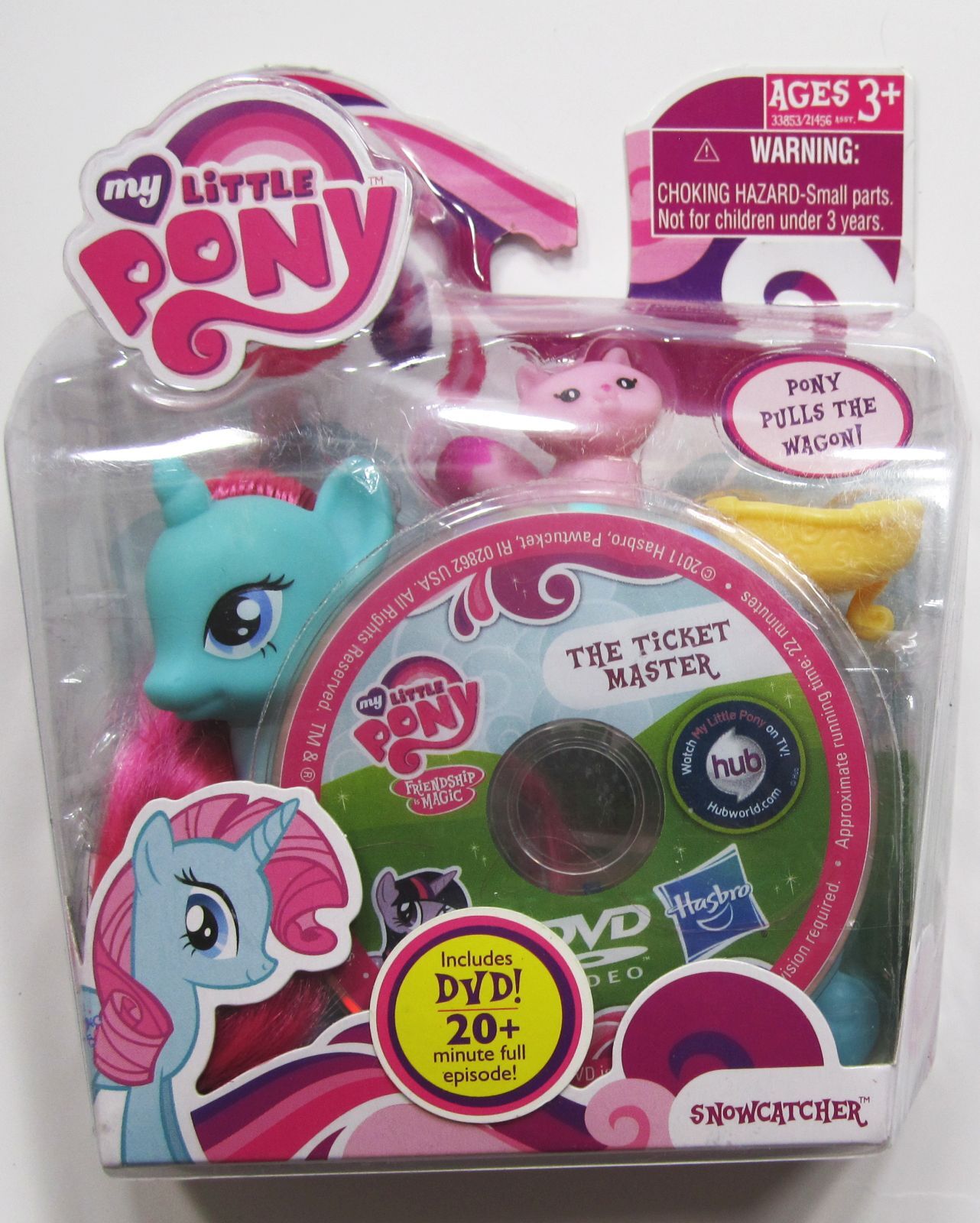 My Little Pony SNOWCATCHER Figure 2011 G4 3" Size WITH DVD Pet BRAND ...