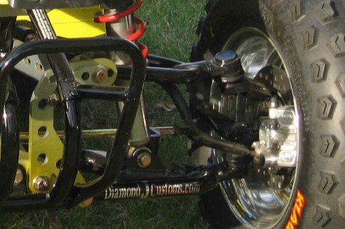 Suzuki LT80 / Kawasaki KFX80 to 300EX Dual A-arms & Shocks Suspension ...