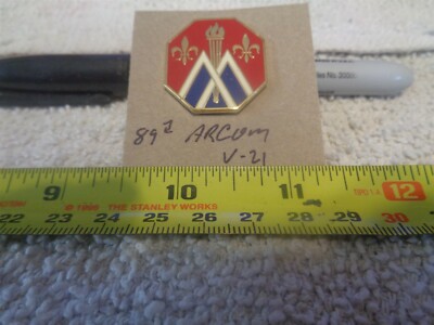 89th Army Reserve Command V-21 Unit Crest, DI, DUI (DRAW#59) | eBay