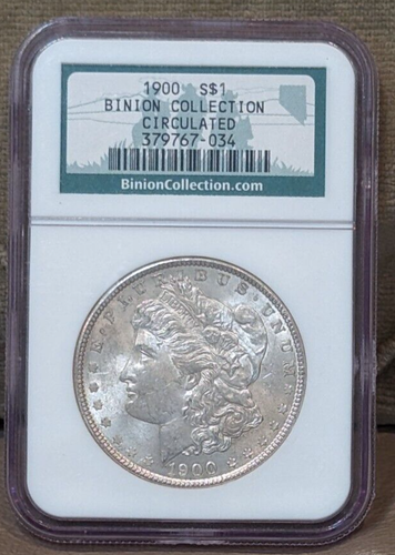 1900 P Binion Hoard Collection NGC Morgan Silver Dollar Tough Dt ...