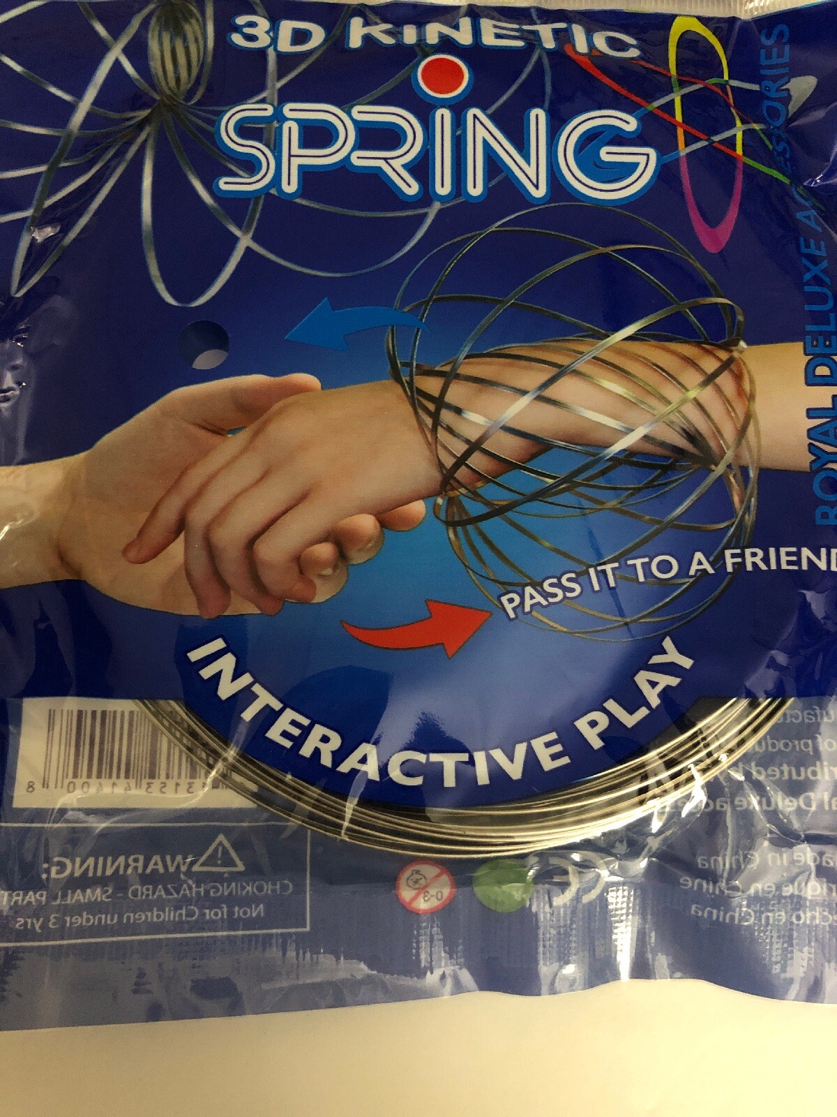 1 3D Kinetic Spring toy. Interactive toy. Or display it. As seen on ...